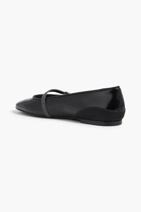 Theory Leather Ballet Flats