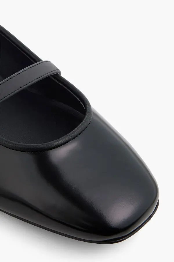 Theory Leather Ballet Flats