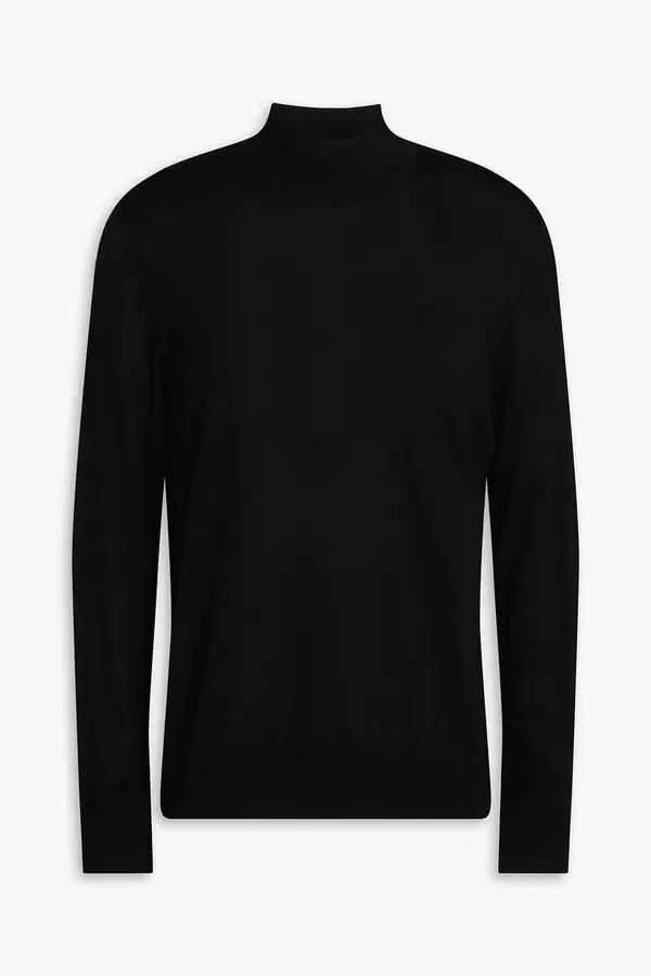 Theory Wool-blend Sweater - Black