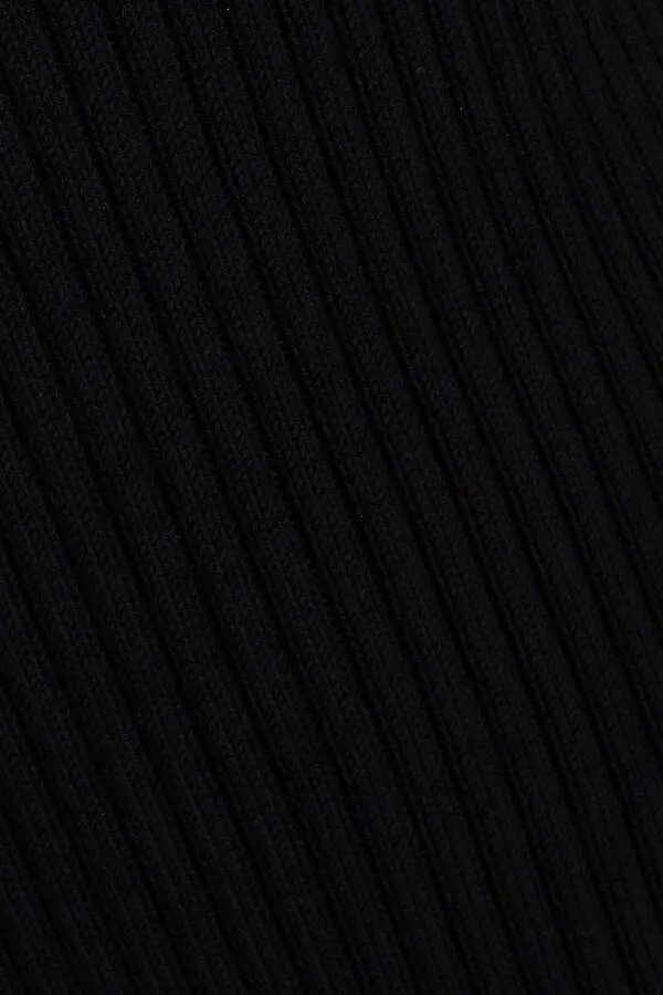 Helmut Lang Ribbed Tank - Black