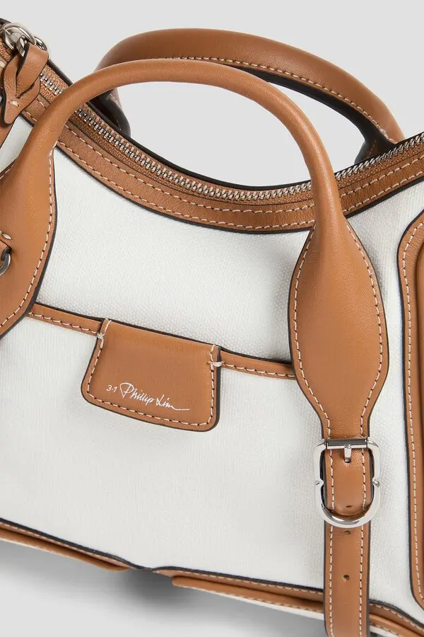 american leather backpack purses American Leather Co Tan Zipper Leather AS IS Designer BackPack – Another  Season Consignments main image 0