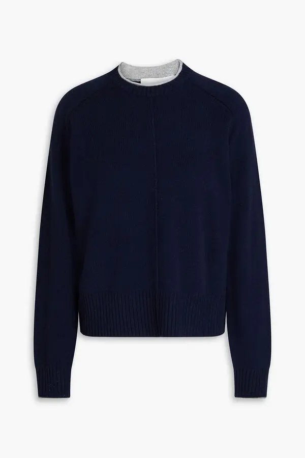 3.1 Phillip Lim Knitted Sweater - Navy