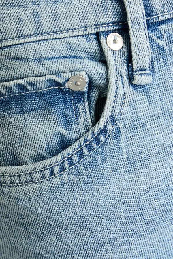Rag & Bone Harlow Cropped Jeans - Light Denim