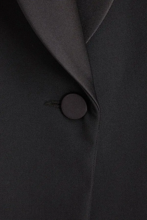 Sandro Grain De Poudre Tuxedo Jacket