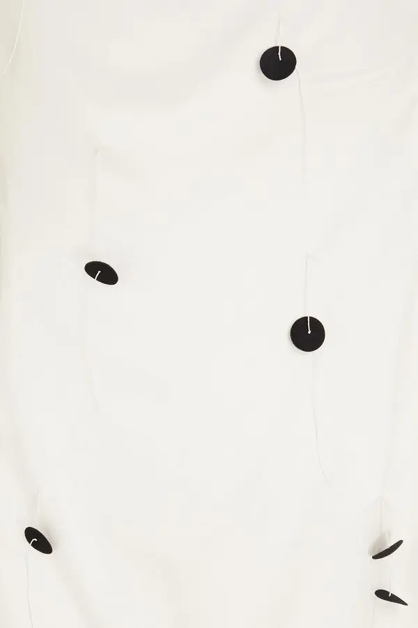 Jacquemus Chouchou Polkadot Mini Dress - Ivory