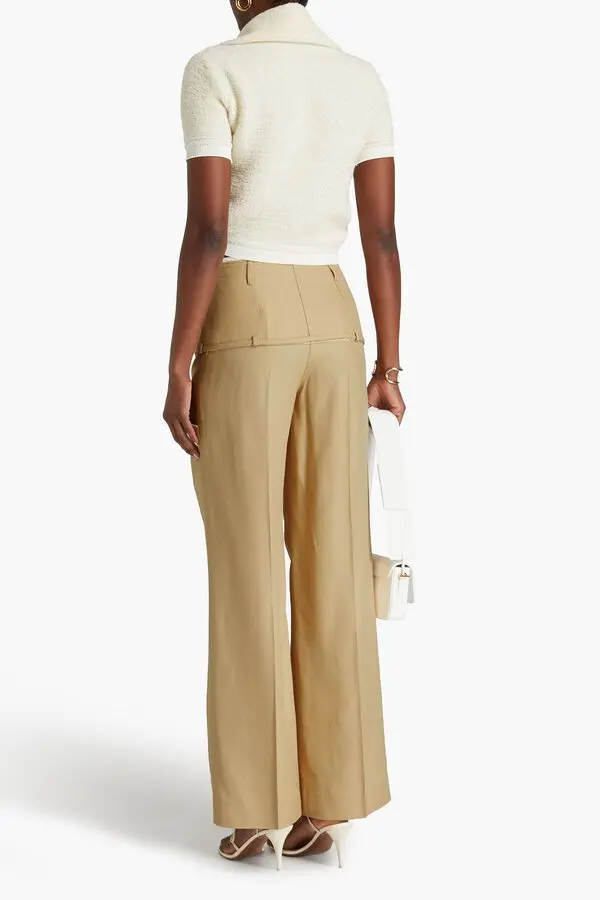 Jacquemus Criollo Belted Canvas Wide-leg Pants