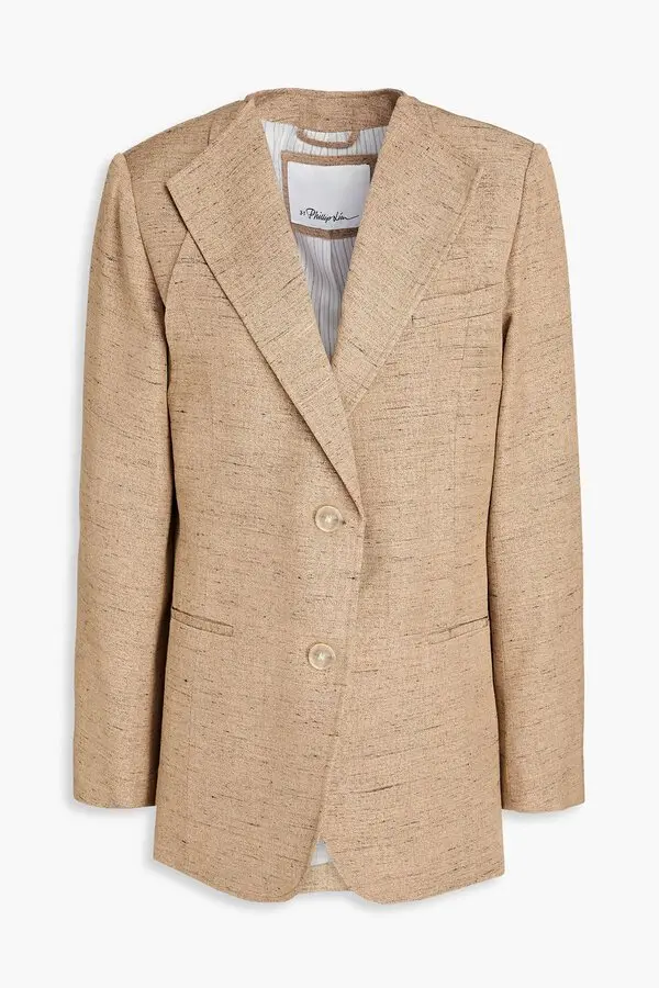 3.1 Phillip Lim Slub Woven Blazer - Neutral