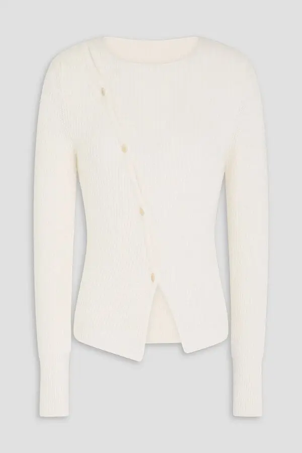 Jacquemus Pau Ribbed-knit Sweater - Ivory