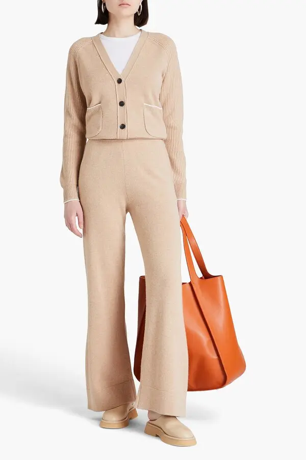 3.1 Phillip Lim Knitted Wide-leg Pants