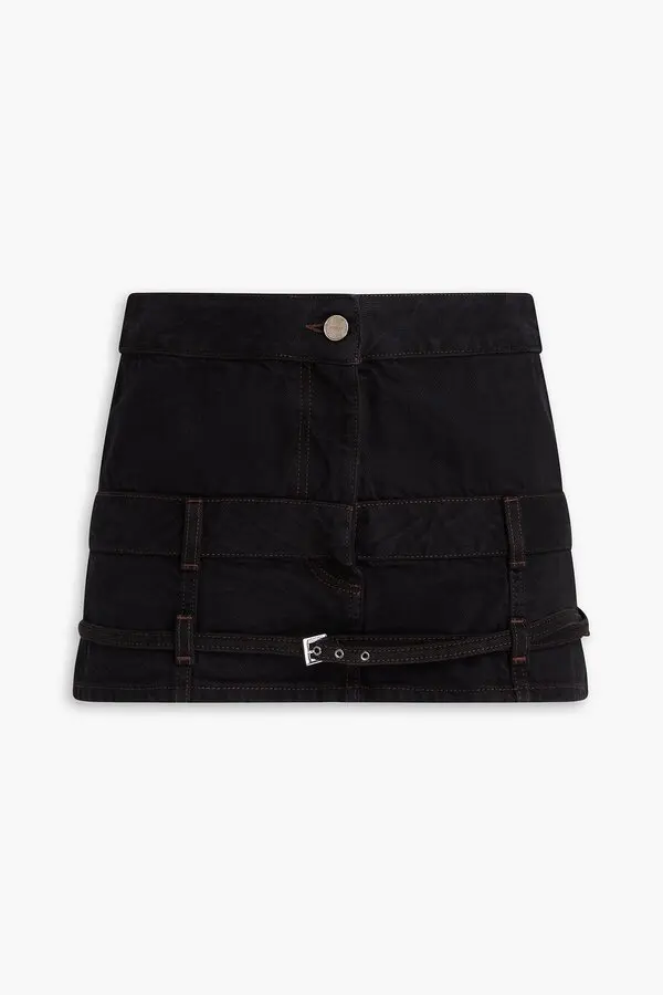 Jacquemus De Nîmes Criollo Belted Denim Mini Skirt
