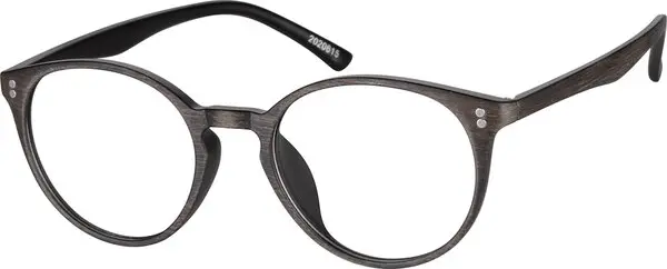 Zenni Round Full Rim Eyeglasses - Brown