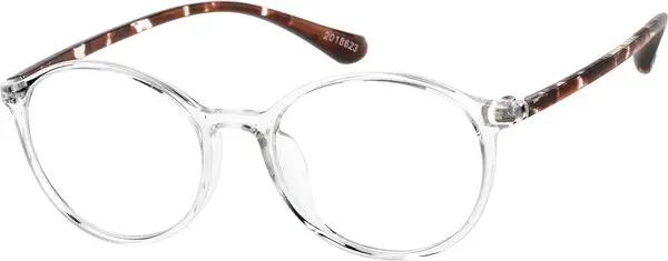 Zenni Round Full Rim Eyeglasses - Clear