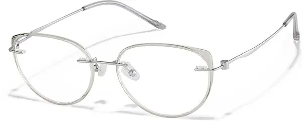 Zenni Cat-eye Full Rim Eyeglasses - Gray