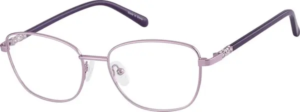 Zenni Cat-eye Full Rim Frame Glasses - Purple