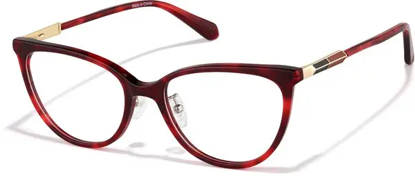 Zenni Cat-eye Full Rim Frame Eyeglasses - Red