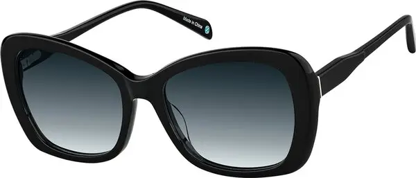 Zenni Cat-eye Full Rim Sunglasses - Black