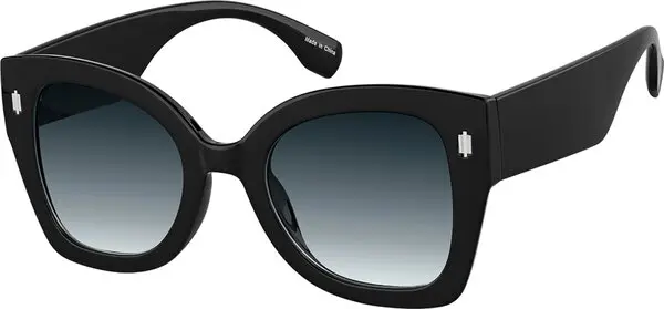 Zenni Cat-eye Full Rim Sunglasses - Black