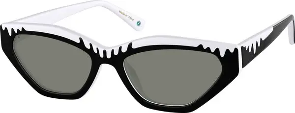 Zenni Cat-eye Full Rim Sunglasses - Black