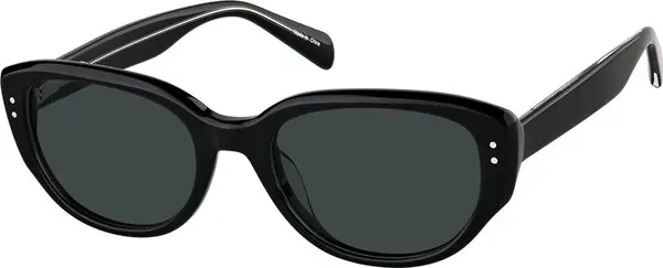 Zenni Cat-eye Full Rim Sunglasses - Black