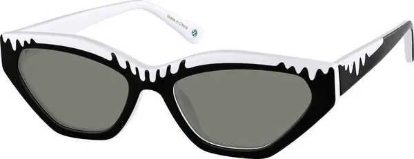 Zenni Cat-eye Full Rim Sunglasses - Black