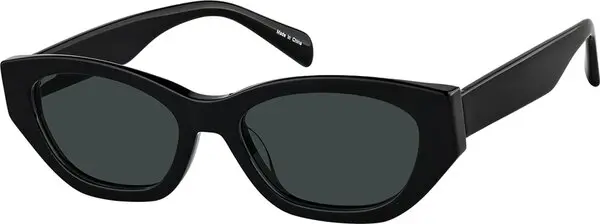 Zenni Cat-eye Full Rim Sunglasses - Black