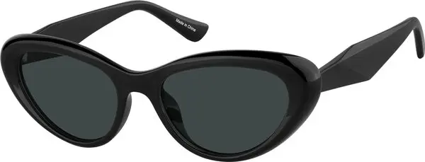 Zenni Cat-eye Full Rim Sunglasses - Black