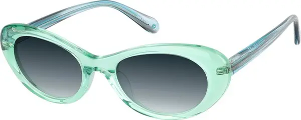 Zenni Cat-eye Full Rim Sunglasses - Green