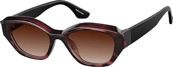 Zenni Cat-eye Full Rim Sunglasses - Pattern