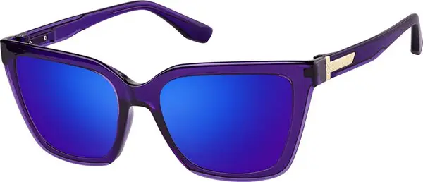 Zenni Cat-eye Full Rim Sunglasses - Purple