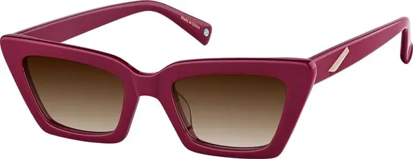 Zenni Cat-eye Full Rim Sunglasses - Red