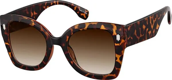 Zenni Cat-eye Full Rim Sunglasses - Tortoiseshell