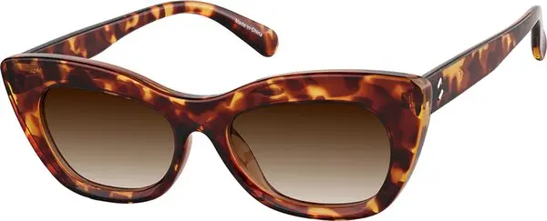 Zenni Cat-eye Full Rim Sunglasses - Tortoiseshell