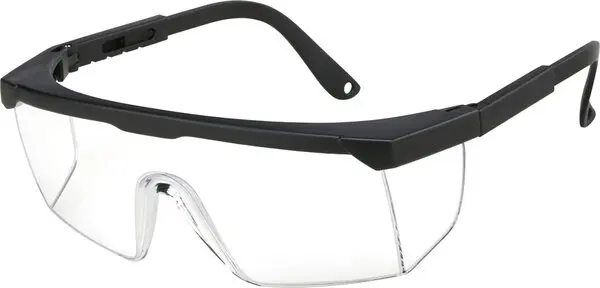 Zenni Protective Full Rim Frame Goggles - Black