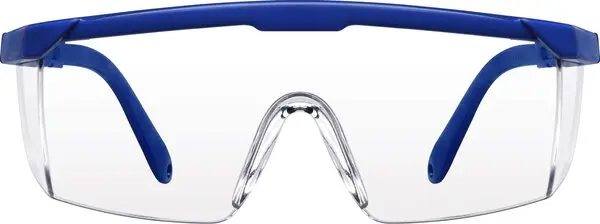 Zenni Protective Full Rim Frame Goggles - Blue
