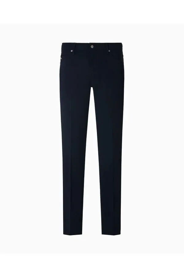 Emporio Armani Five-pocket Trousers - Navy