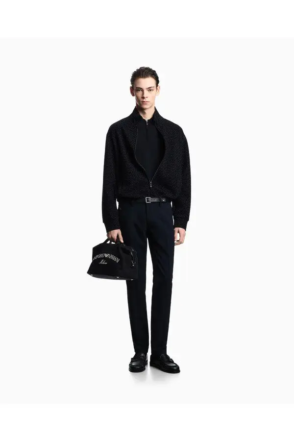 Emporio Armani Five-pocket Trousers - Navy
