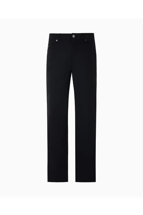 Emporio Armani Exclusive Five-pocket Trousers - Black