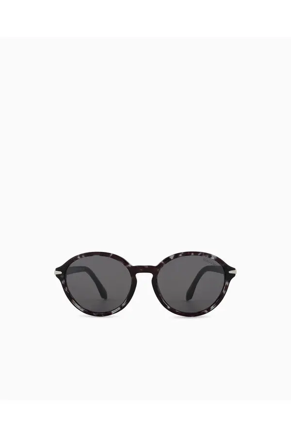 Giorgio Armani Oval Sunglasses - Grey
