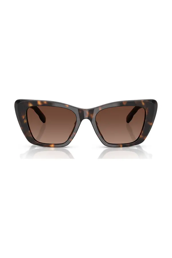 Tory Burch Tortoiseshell Cat Eye Sunglasses - Brown