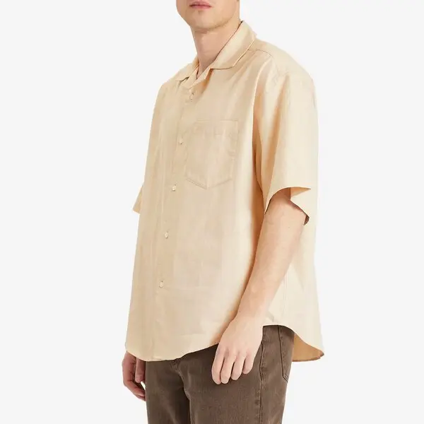 AMI Paris Cotton Short Sleeve Boxy Shirt