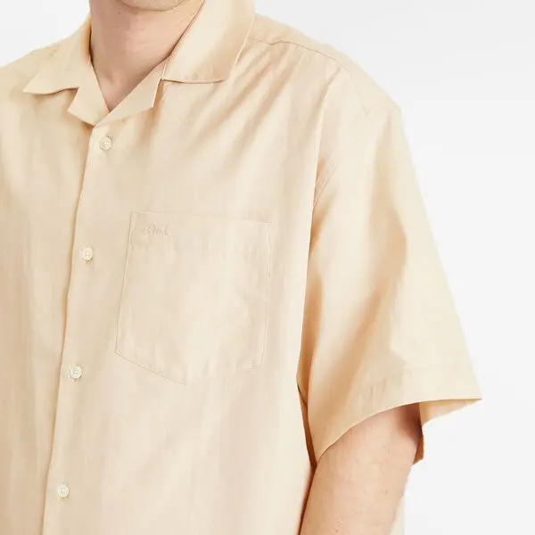 AMI Paris Cotton Short Sleeve Boxy Shirt