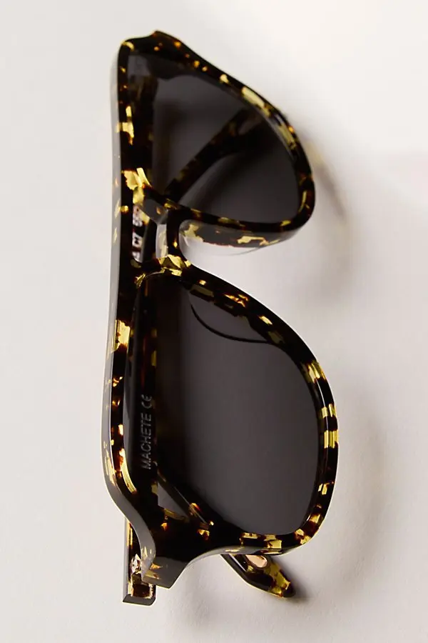 MACHETE Jane Aviator Sunglasses - Dark Tort