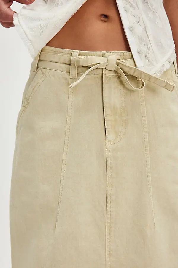 Free People We The Free All That Talk Maxi Skirt