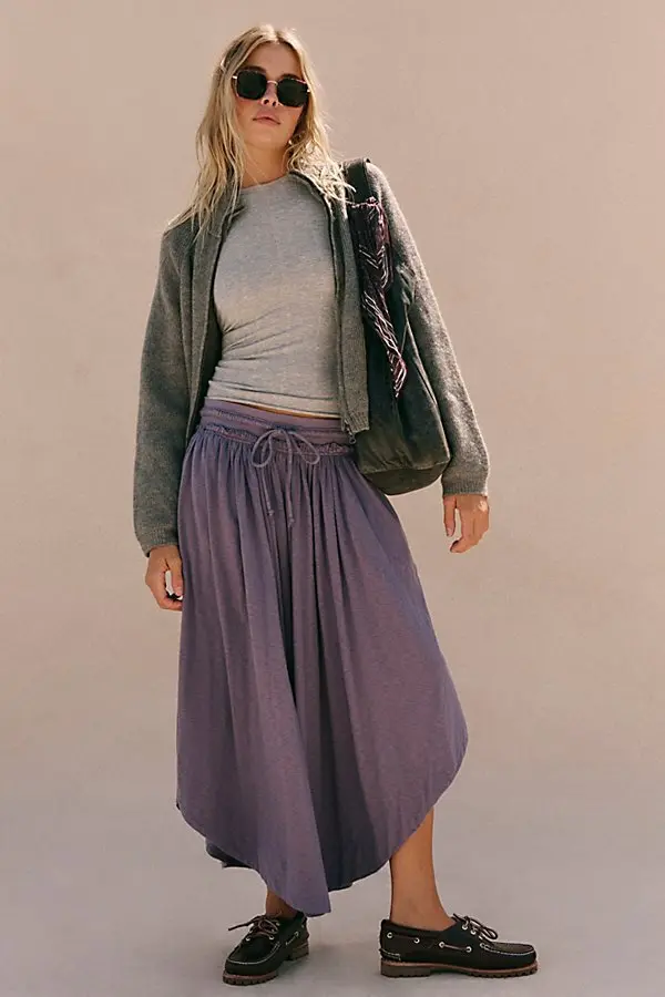 Free People Quentin Pants - Aged Plums