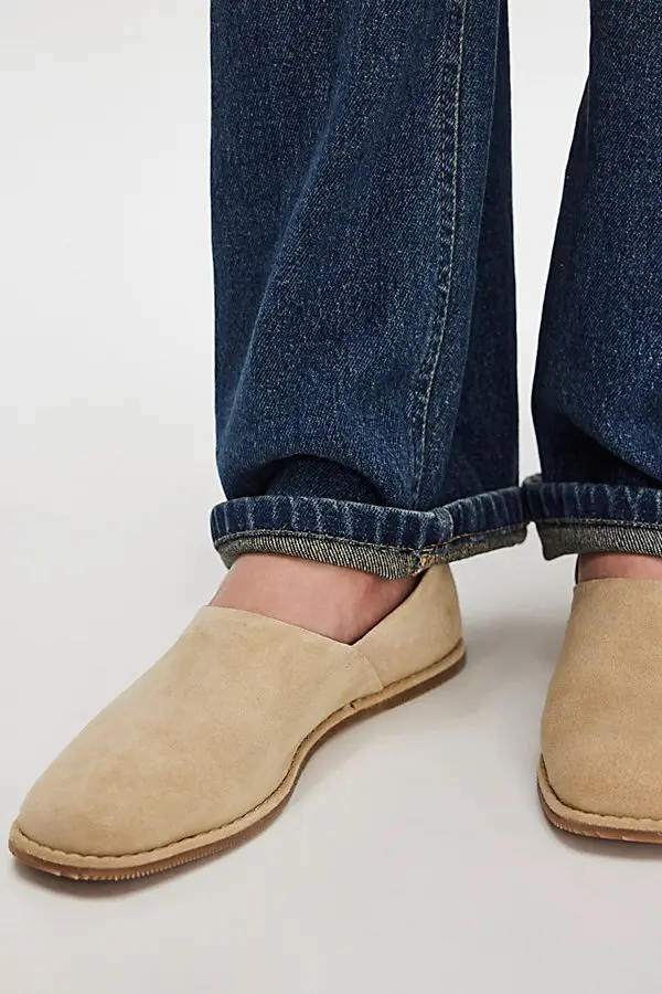 Paloma Berceló Bahia Slip-Ons In Sand Suede - 39% Off  Paloma barcelo Bahia Slip-Ons size 36 main image 0