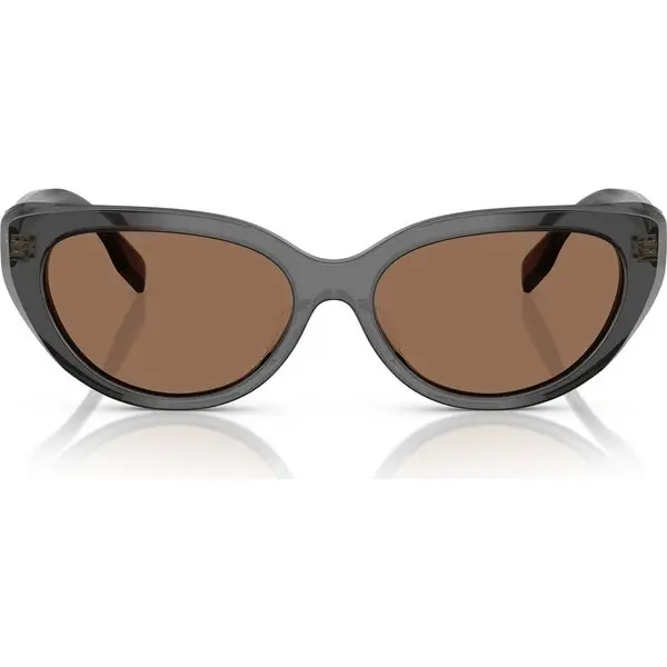 Tory Burch 55mm Cat Eye Sunglasses - Black Brown