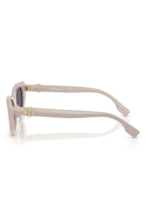 Tory Burch 55mm Cat Eye Sunglasses - Crystal