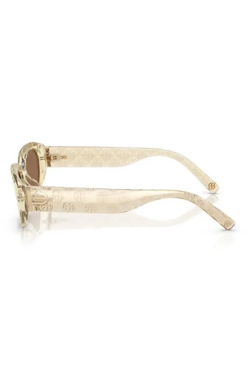 Tory Burch 52mm Rectangular Sunglasses