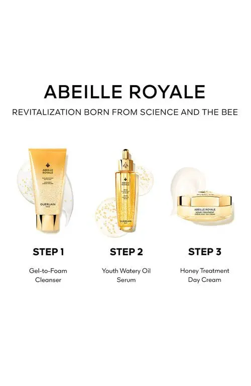 GUERLAIN Abeille Royale Anti-aging Youth Watery Oil Serum Set $220 Value