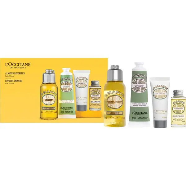 L'OCCITANE Almond Favorites Set $41 Value - No Color